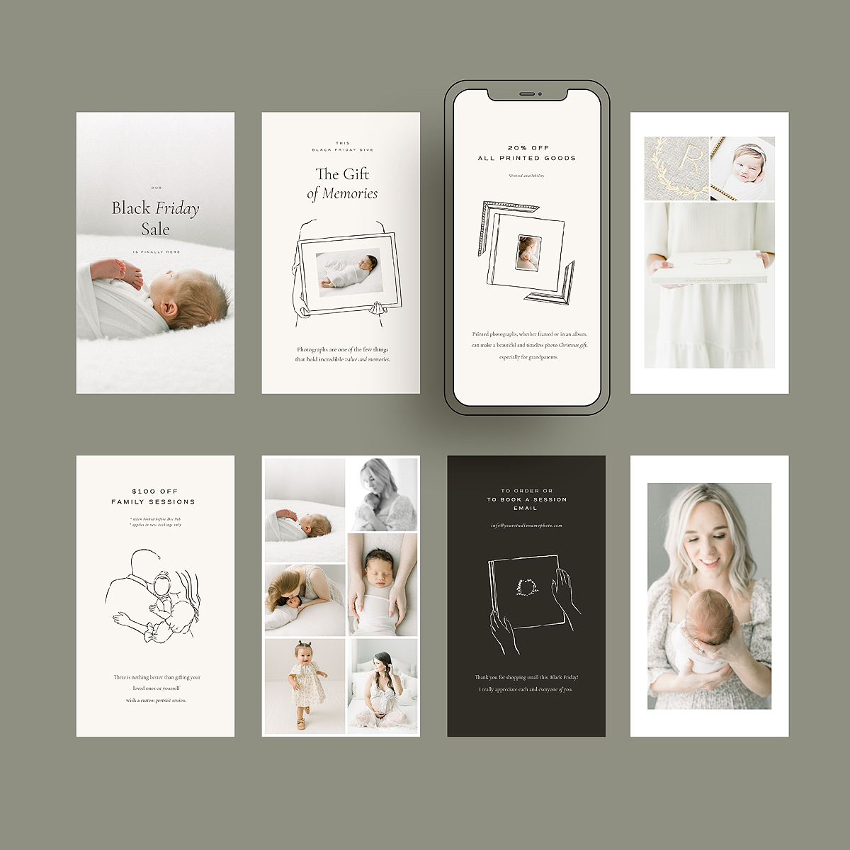 2022 Black Friday IG Story Reel Template PS Canva Oh Snap Boutique
